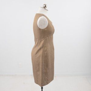 Talbots | Dresses | Talbots Mp Petite Gold Shimmer Aline Short Dress ...